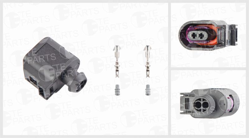 Pistik, pesa 2 PIN komplekt VAG 8T0973702, 6E0973702